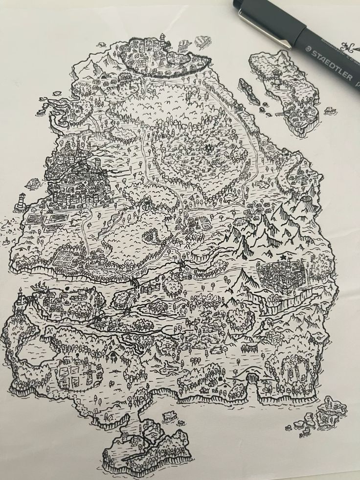 How To Make A Fantasy Map | Examples Of Fantasy Map Ideas