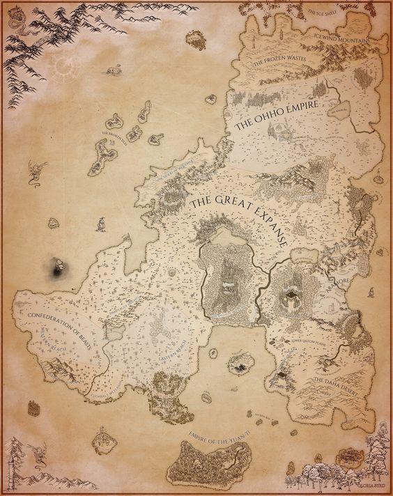 How To Make A Fantasy Map | Examples Of Fantasy Map Ideas